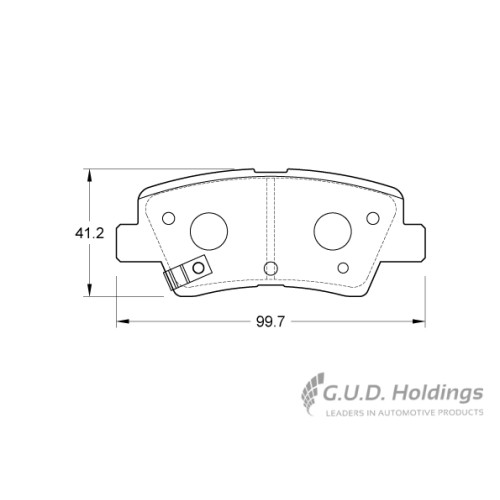 BRAKE PAD SET HYUNDAI KIA REAR