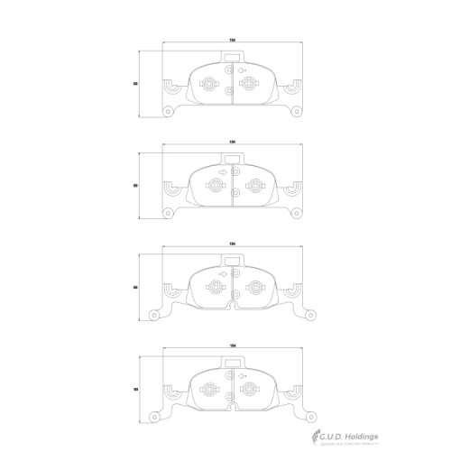 BRAKE PAD SET FRONT A4 A5 S5 Q5