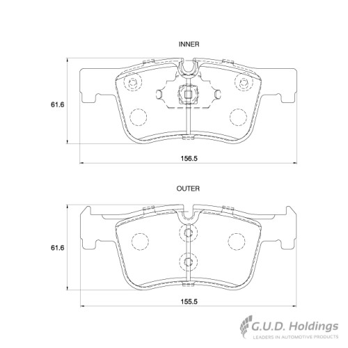 BRAKE PAD SET BMW 1 2 3 4 FRONT F20/F30