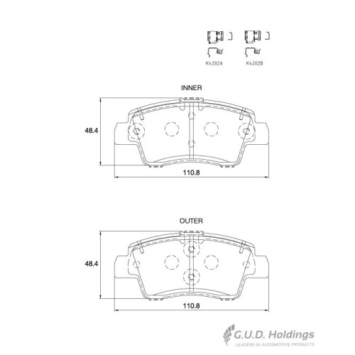 BRAKE PAD SET NISSAN RENAULT DATSUN